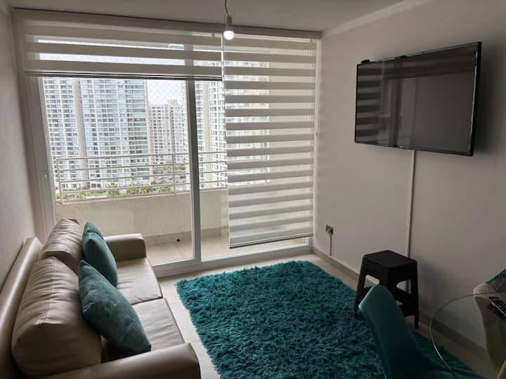 Dpto Marina Costa, 2 Dorm, 3 Camas + Parking - La Serena