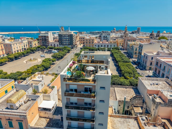 Sky Garden - Luxury Suite Attico Vista Mare - Monopoli