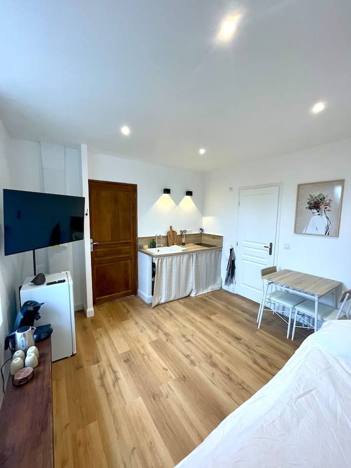 Studio Fonctionnel à La Campagne Logement Moineau - Nogent-sur-Seine