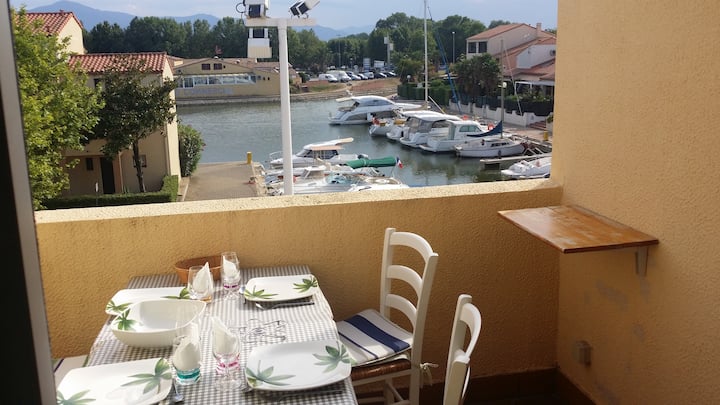 Marina, Top Vue, Climatisé, Terrasse, Piscine - Saint-Cyprien