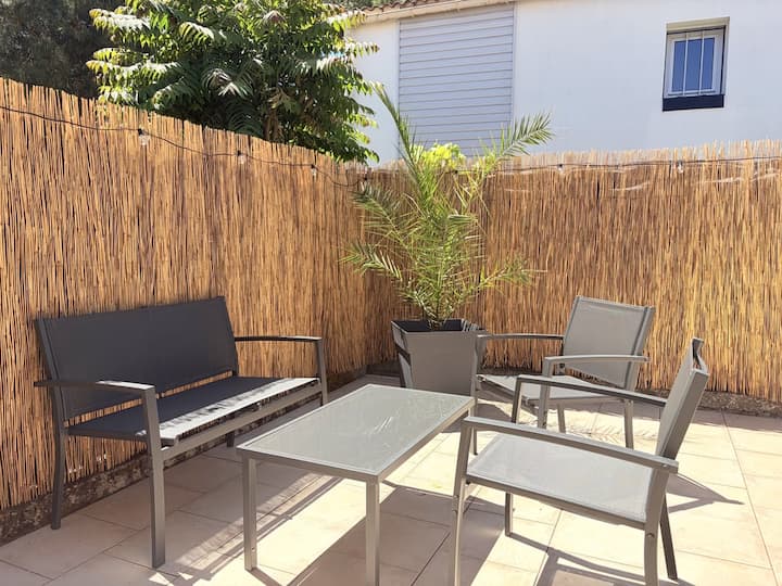 Le Clemenceau – Maisonnette Plage à Pied - Angles