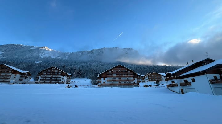 Appartement Au Pied Des Pistes, Vue Dégagée - Thollon-les-Mémises
