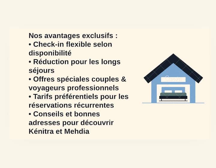 Bienvenue à Douce Escale 2, Un Appartement Moderne - Kenitra