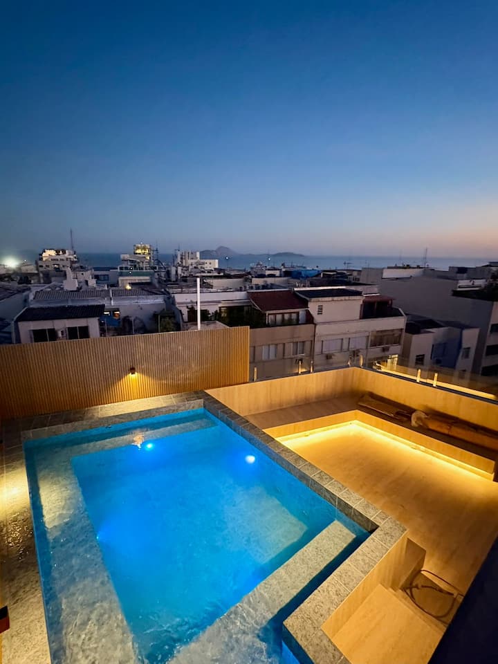 Duplex Penthouse - 3 Suites - With Pool And Bbq - Copacabana