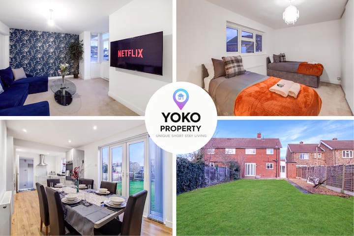 Stylish House • Driveway Parking • Spacious Garden - St Neots