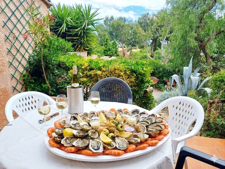 Maison De Village Avec Vue Mer, Terrasse & Garage - Leucate