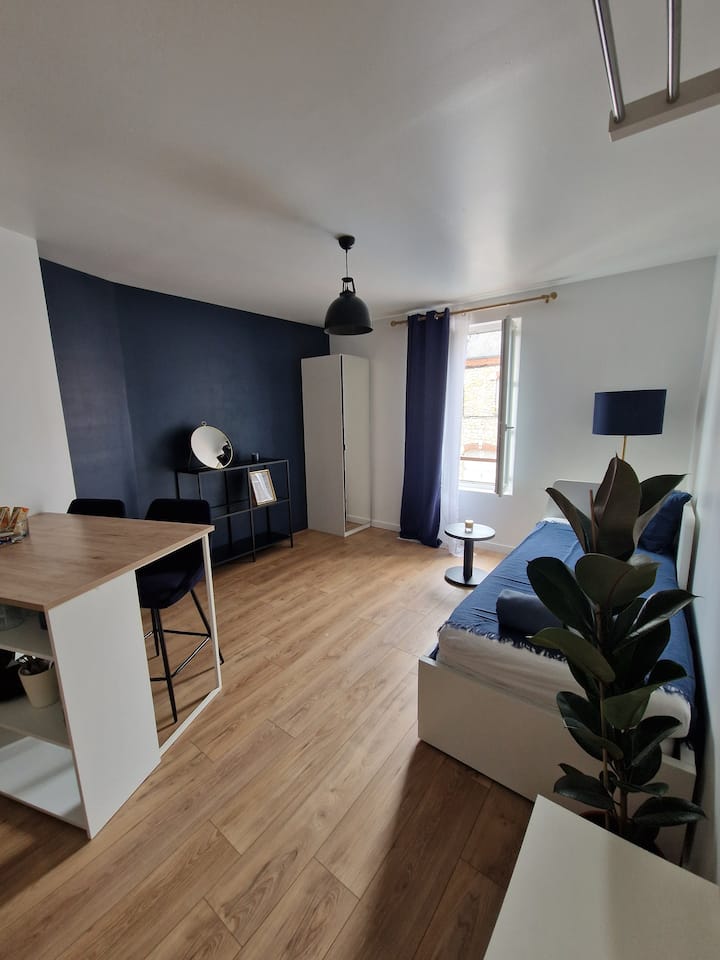 Les Suites Hamon : Le Studio Centre Ville - Nouan-le-Fuzelier