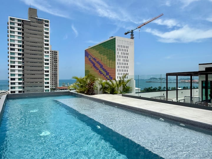 Cozy 1br In Bella Vista Rooftop Pool Ocean View - Panama