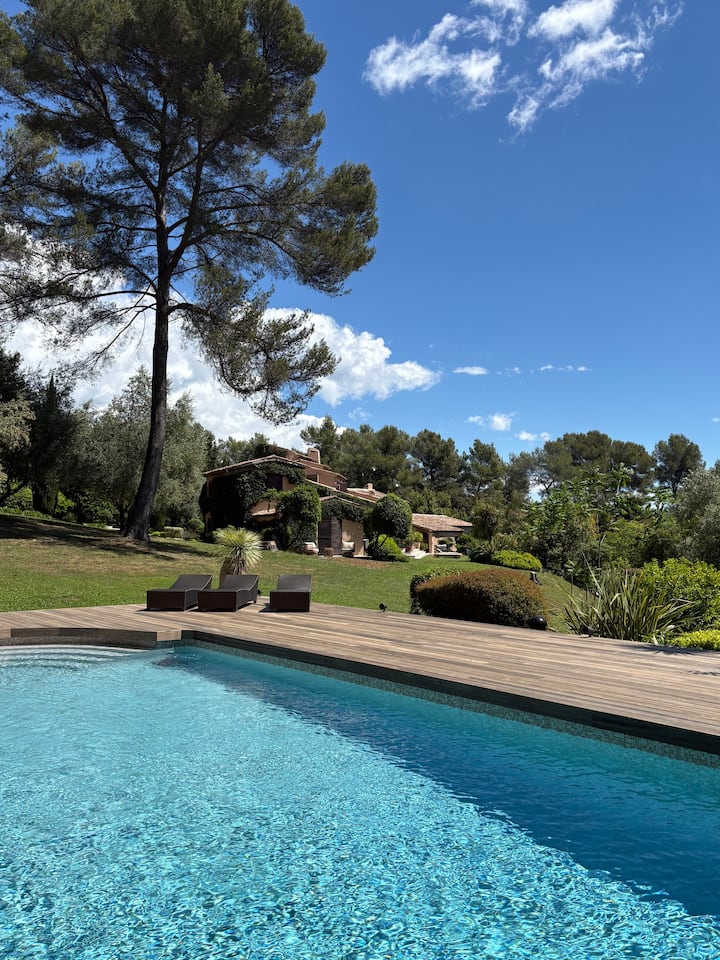 New Luxury 8br Villa | Pool & Tennis Near Cannes - Grasse