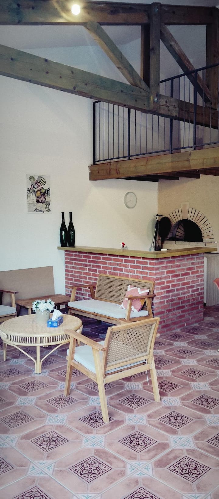 Gîte, Vue Collines Boisées, Piscine, Four à Pizza - Rhône