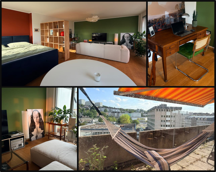 Spacious Loft With Cozy Vibe And Panoramic Views - Wuppertal