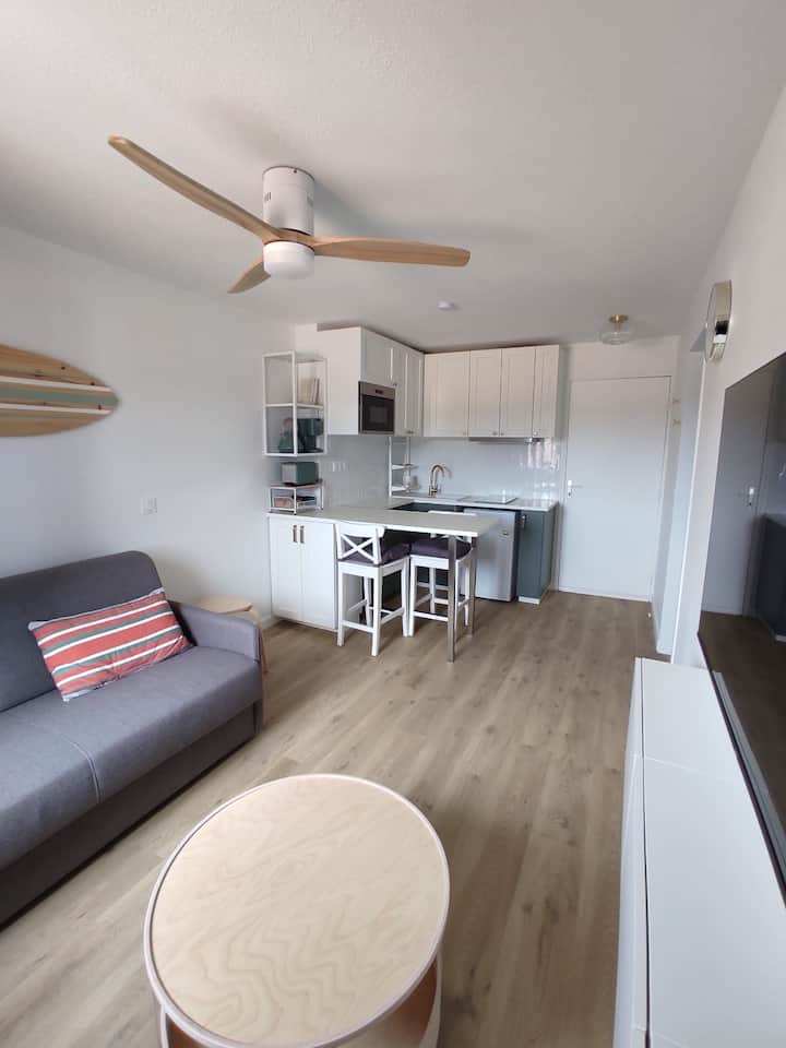 Surf & Sun - Appartement T2 Cosy Proche Océan - Vieux-Boucau-les-Bains