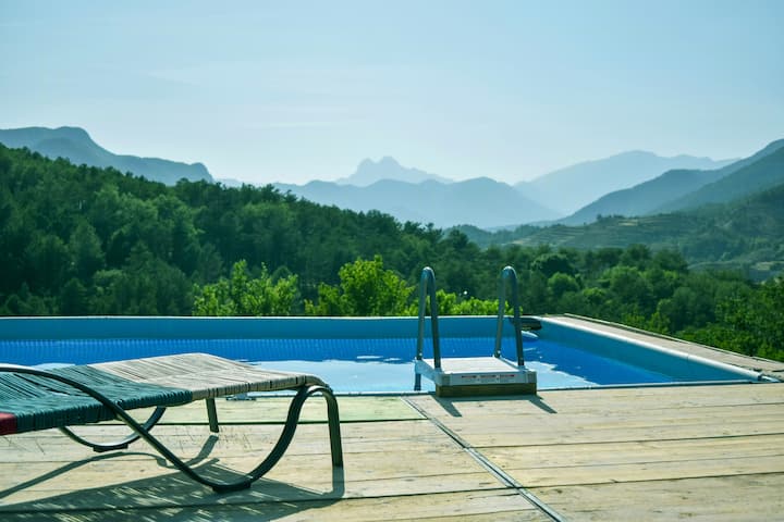 Maison Offrant Une Vue Imprenable Sur La Nature - La Pobla de Lillet