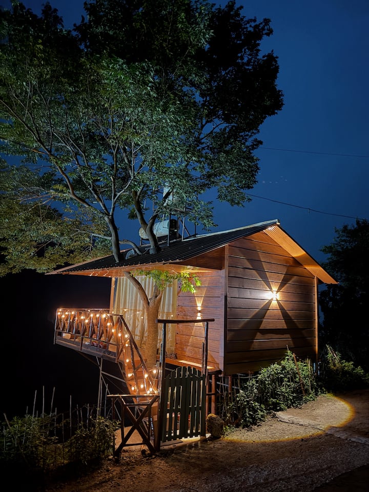 For A While 
Treehouse By The Riverside Mountains - Barot