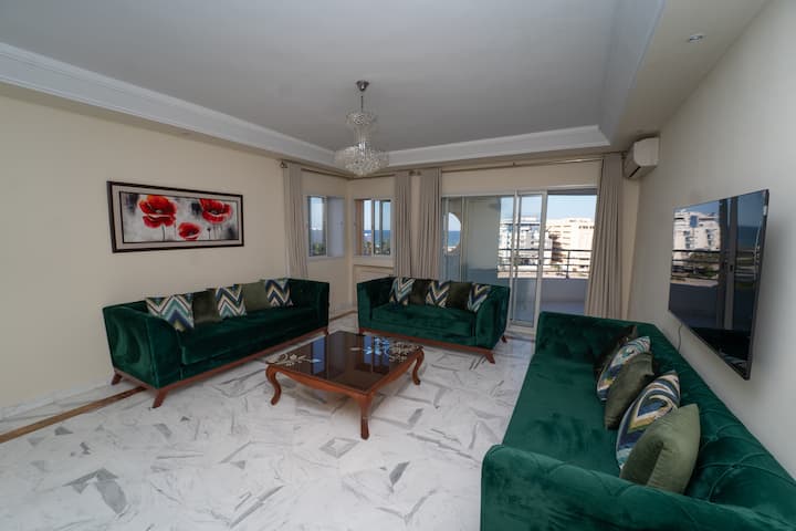 Premium 150m² Seaview Apartment Near Beach - Sousse