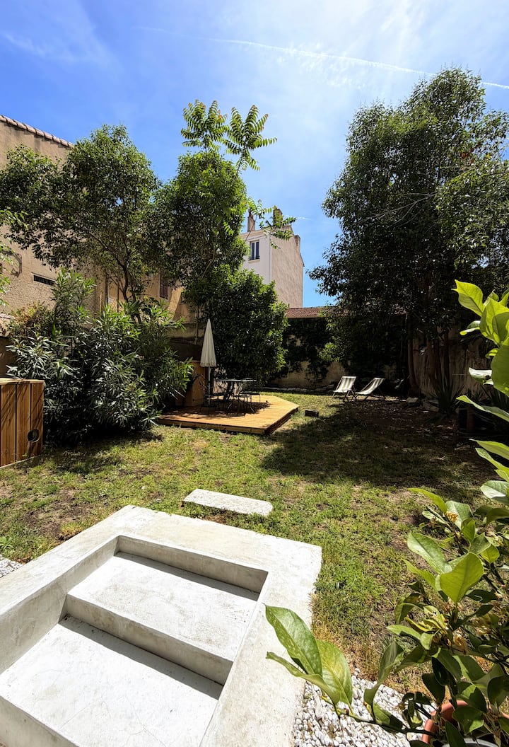 Superbe Appartement Avec Jardin / Parking. - Vieux-Port de Marseille