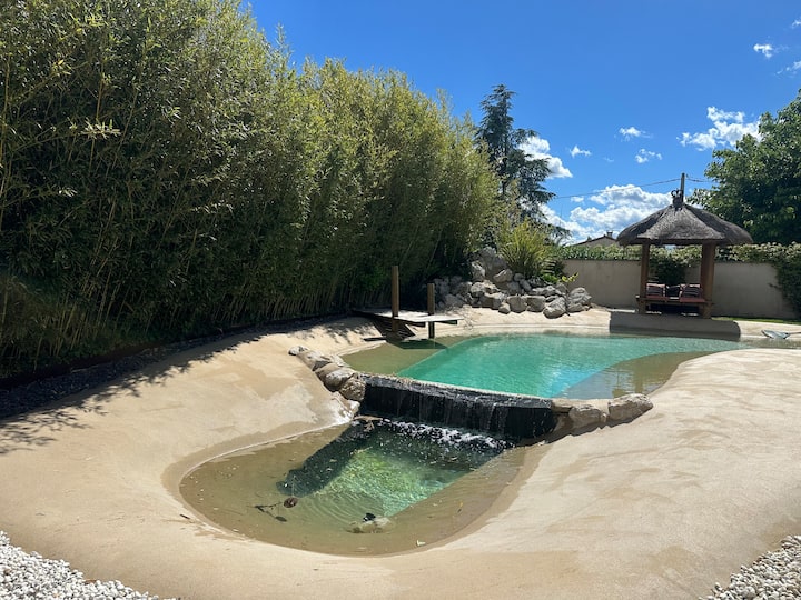Maison De Charme. Jardin Bali. Piscine Plage - Cavaillon