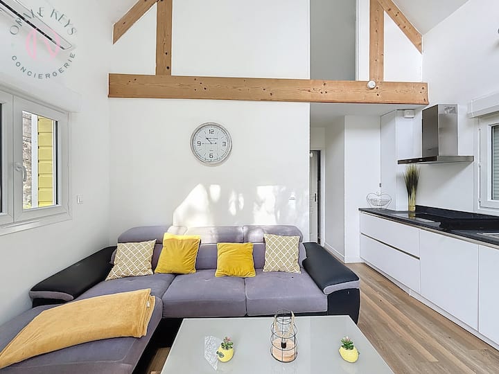 Le Lodge Jaune - 2 Personnes - Piscine & Jacuzzi - Wissant