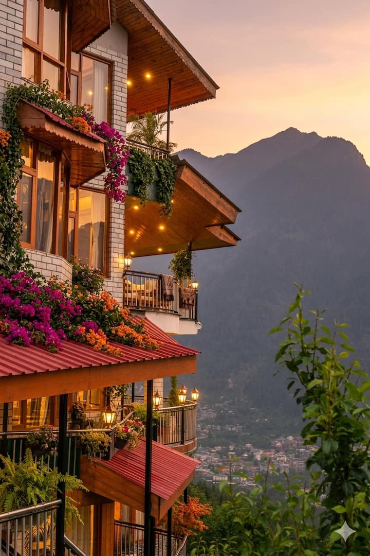Mother Tree Cottage : A Panoramic Hilltop Retreat - Manali