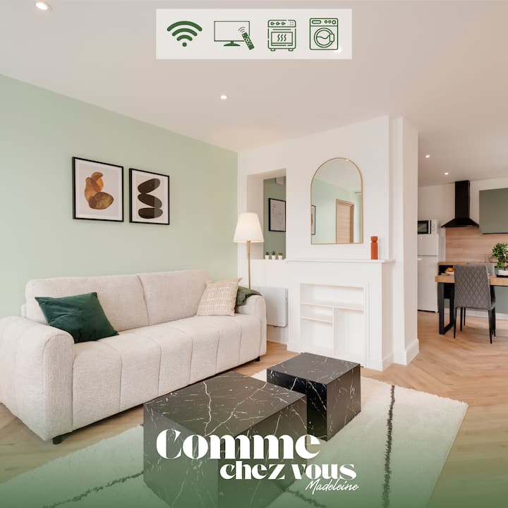 Appartement Luxe 2 Personnes Centre Ville - Pont-à-Mousson