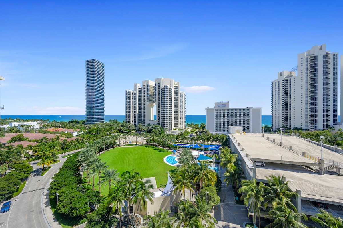 Condominio luminoso de 1 recámara y 1.5 baños | Sunny Isles, Miami ...