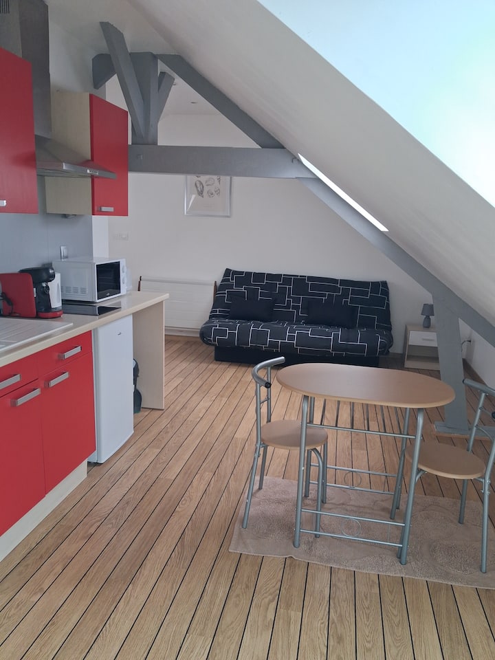 Joli Studio Avec Vue Panoramique Sur La Mer - Houlgate