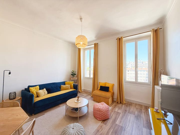 Charmant Appartement Coloré - Gare - Marseille