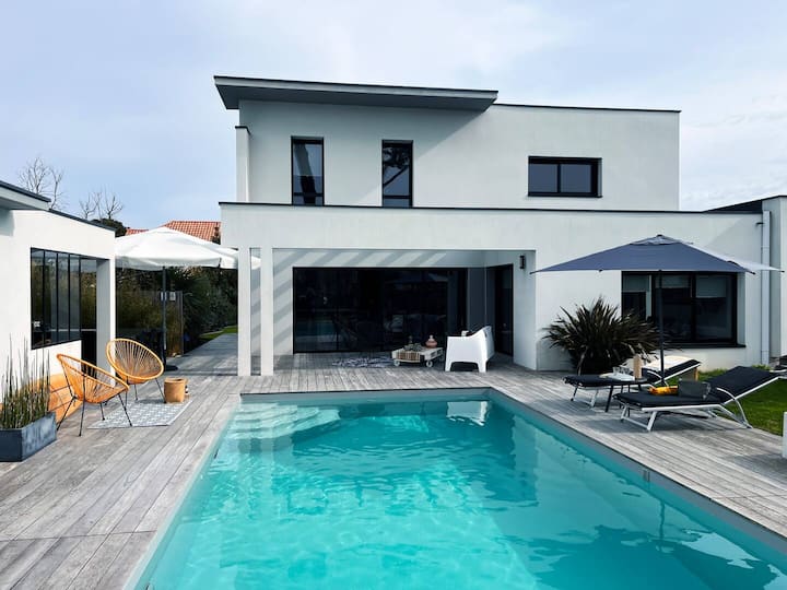 Villa Contemporaine Avec Piscine, Proximité Plage - Pornichet