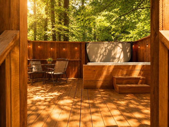 Boho Burrow~new~monterio~romanticcabin~hottub~cozy - Jenner
