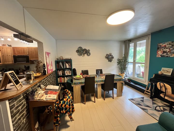 Appartement-1 Chambre-proche Paris Rer A - Champs-sur-Marne