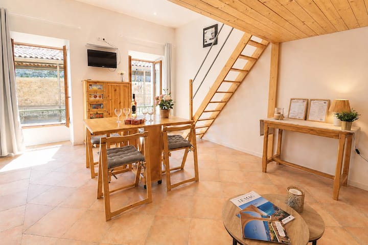 Poullan Grand Studio Cosy Avec Mezzanine - Villefranche-sur-Mer