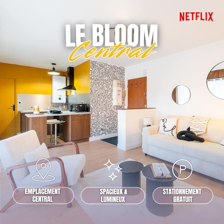 Le Bloom • Central, Spacieux & Stationnement - Ploufragan