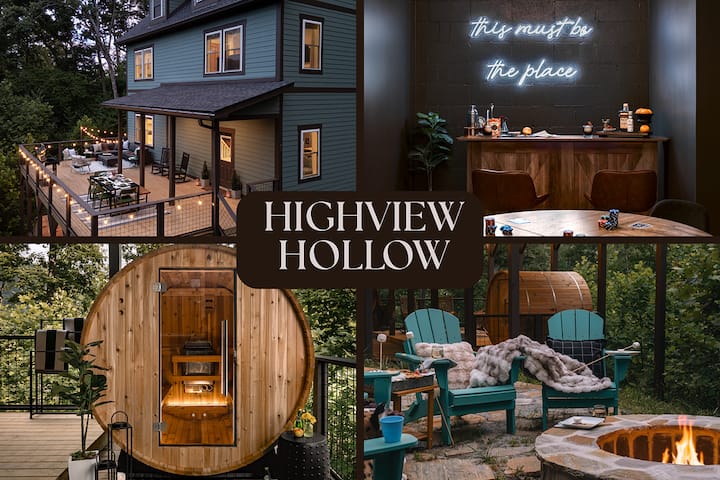 Asheville Views | Hot Tub, Sauna & Game Room - Asheville, NC