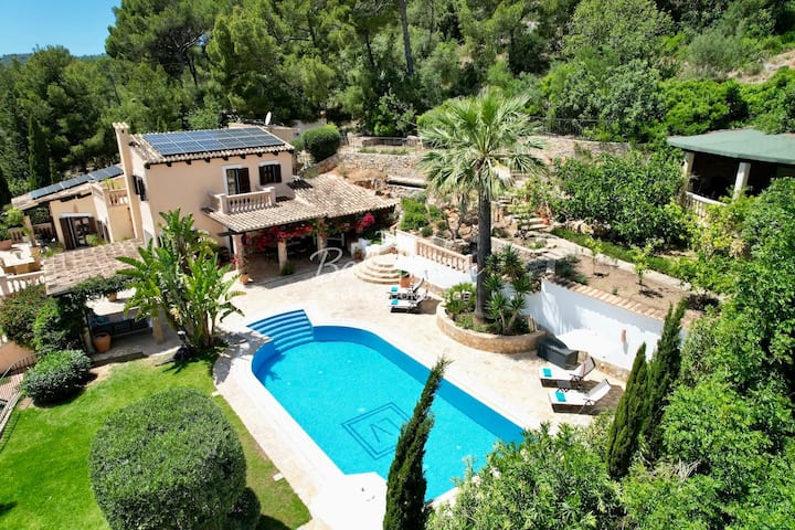 Typische Villa Mit Pool, Bbq Und Panorama Ausblick - Cala Fornells