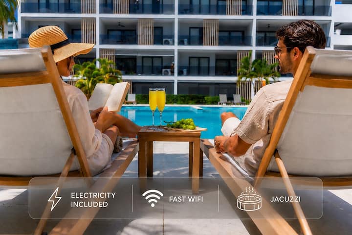 El Cortecito 2br+ Sofa Bed/ Pool/ Gym 5 Min Beach - Punta Cana