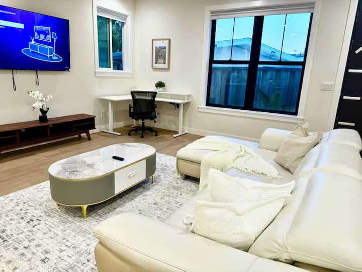 Stylish 2br Guesthouse | 10 Min To Levi’s - Santa Clara, CA