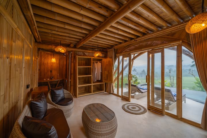 Jiva Bali - Nyra - Bamboo Villa With Volcano View - Besakih