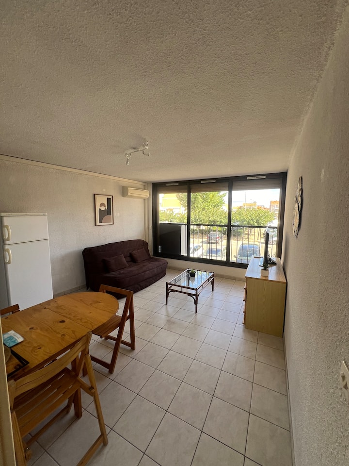 Studio Cabine ` Toi Et Moi ´à 30 M De La Plage - Valras-Plage