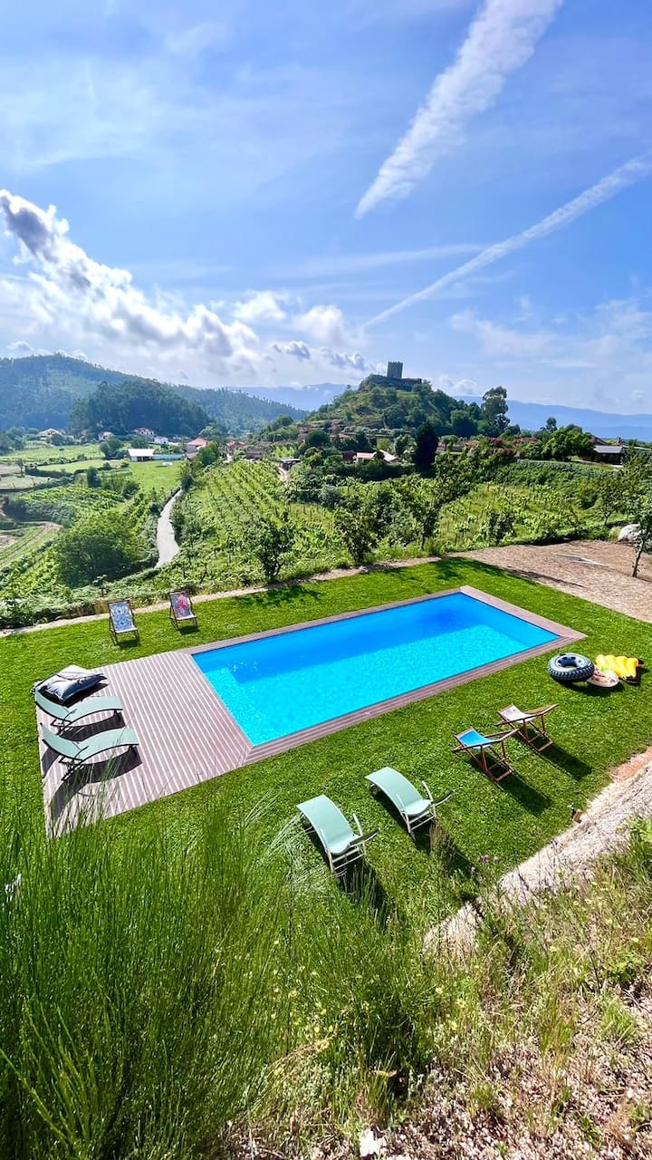 Chalé Rústico Com Vista Para O Castelo De Arnóia. - Celorico de Basto