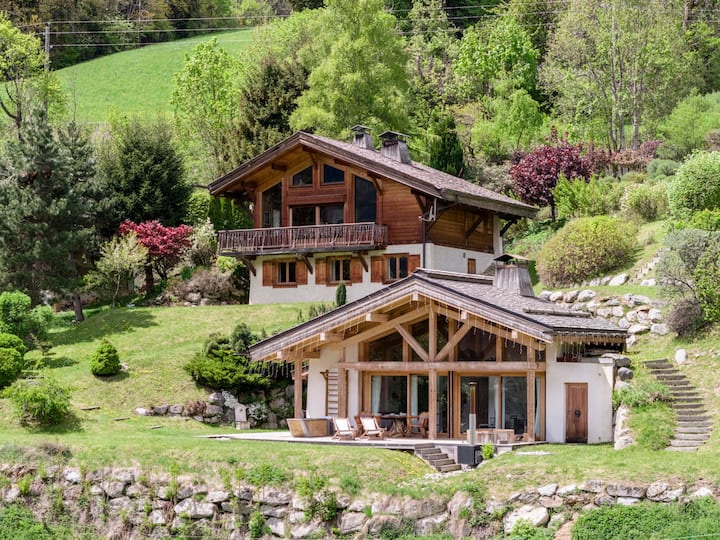 Chalet & Detached Spa, Unrivaled Views - Peaceful - Les Contamines-Montjoie