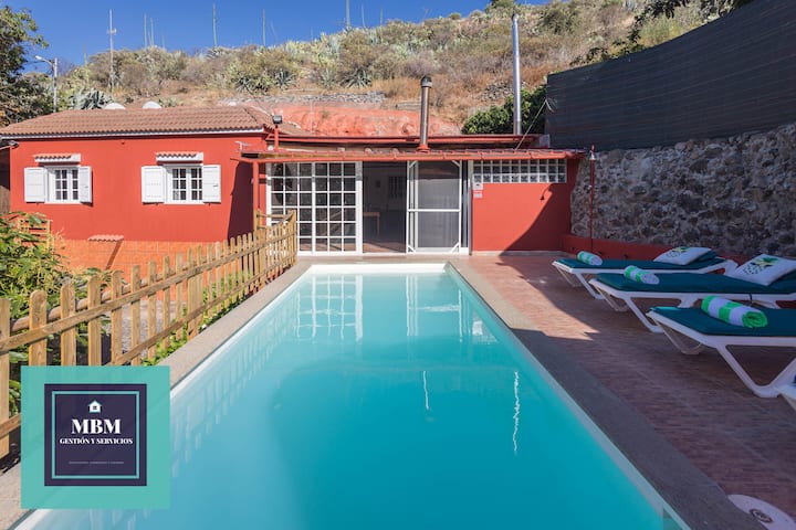 Casa Lolita Valsequillo, Con Piscina Y Barbacoa - Valsequillo