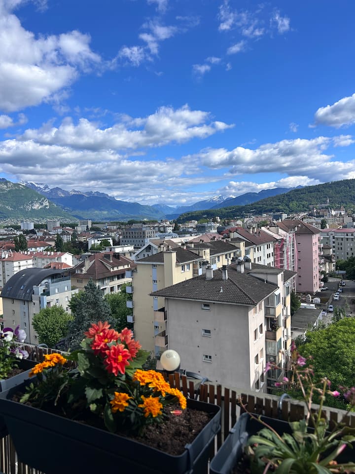 Appartement Cosy Vue Montagne - Annecy