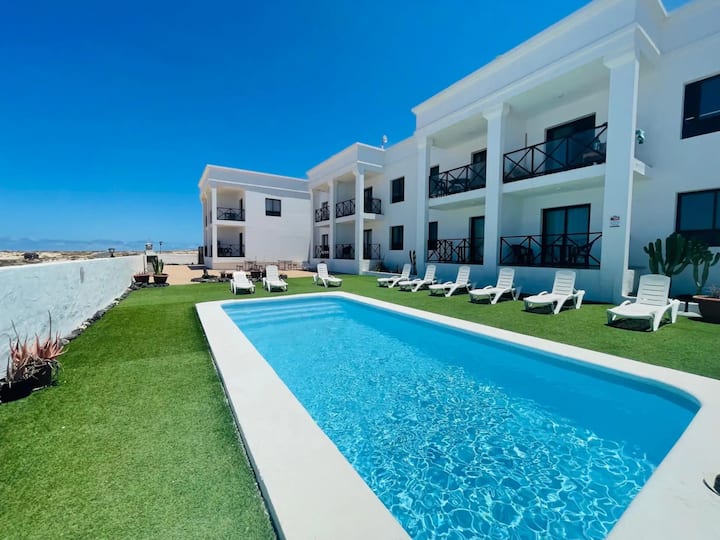 El Cotillo Soul Apartment With Pool & Ocean Views - La Oliva