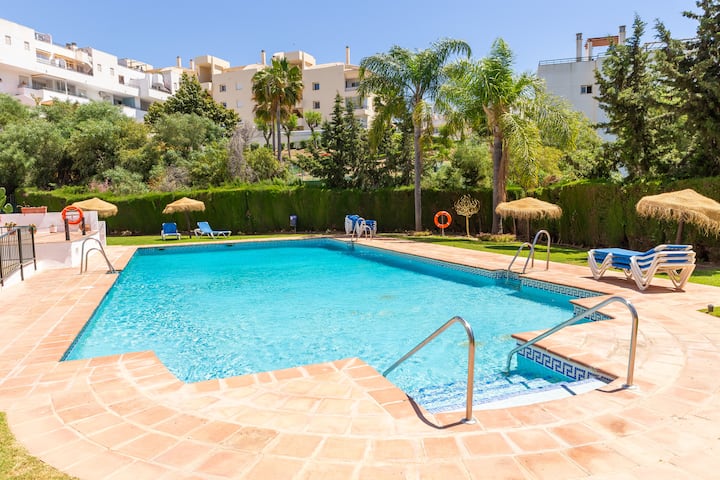 Appart Lumineux Près Mer + Piscine + Ac + Parking - Calahonda