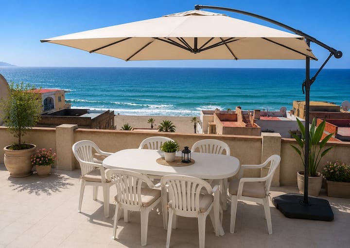 Lux Beach Apartmen Sea View Free Parking Oued Laou - Oued Laou