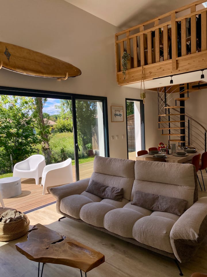 Villa Contemporaine | Clim Plancha, 15 Mins Plage - Saint-Vincent-de-Tyrosse