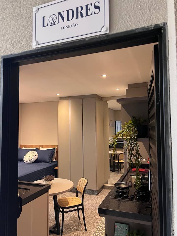 Studio Contemporâneo Com Charme Londrino - Londrina