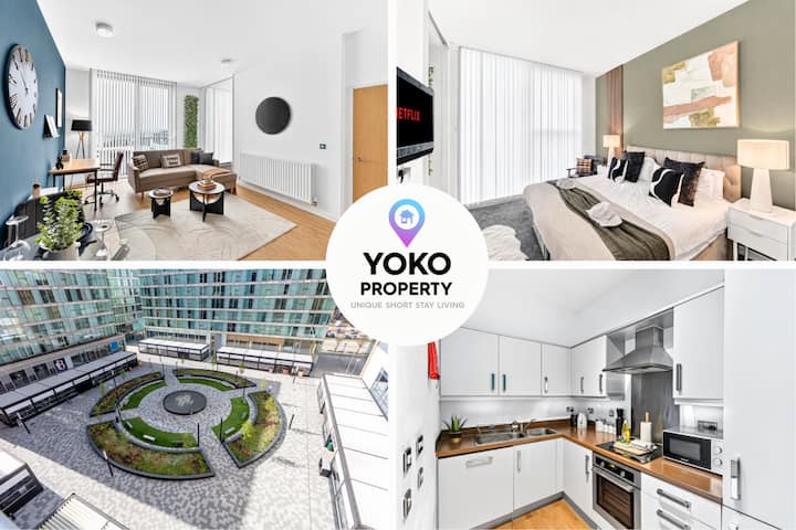 Penthouse Apartment • Skyline Views • Free Parking - Milton Keynes