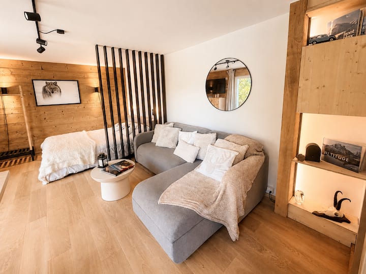 L’aiglon : Studio Alpin - Piscine Naturelle - Martigny