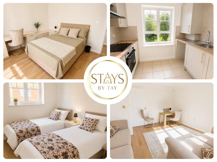 Relaxing & Cosy 3-br Flat - Near Town Centre - Northampton